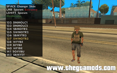 Divulga Mods GTA San Andreas - GTA IV: GTA SA - Skin Selector v2.1